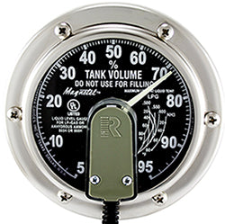 4" R3D REMOTE READY BLK FLUORSCENT LP/NH3 DIAL – CHS Propane Equipment