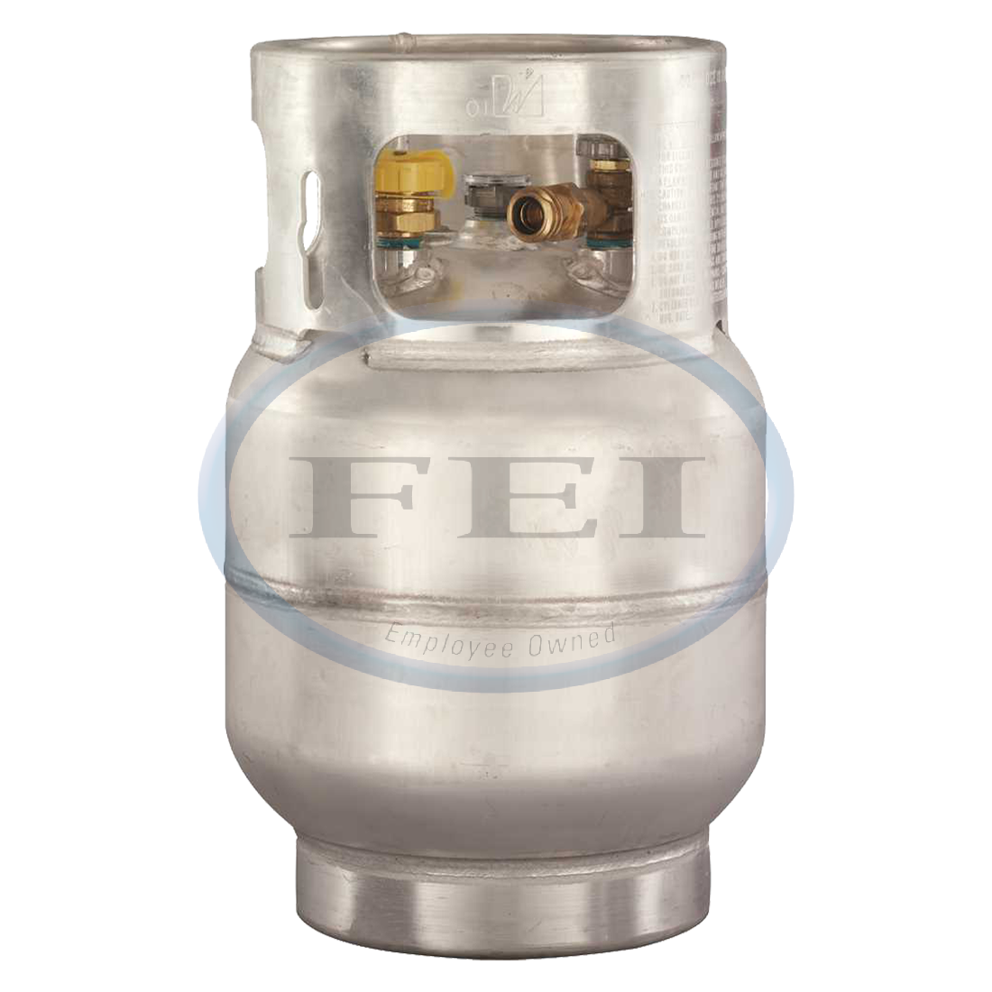 CYLINDER-BUFFER ALUM 20 LB W/GAUGE – CHS Propane Equipment