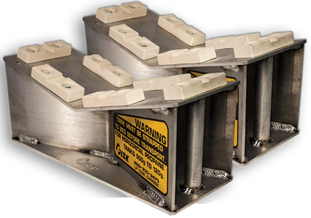 Set of two aluminum tank cradle for transport – CHS Propane Equipment