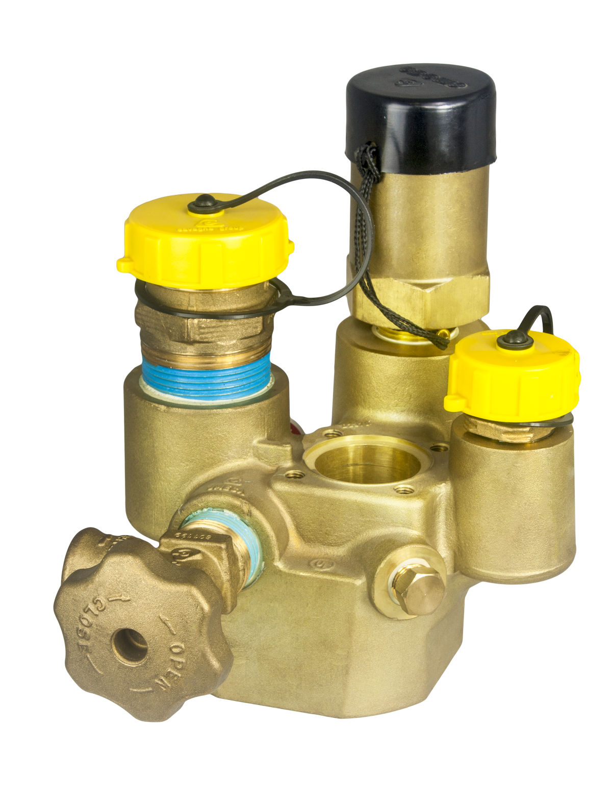 2-1/2" FPT UG Brass Tank Valve w/ Acme fill – CHS Propane Equipment