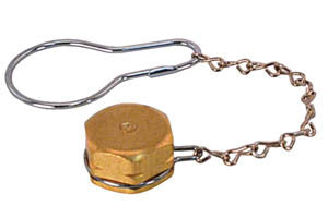 Propane Cap and Chain CGA# 555 – CHS Propane Equipment