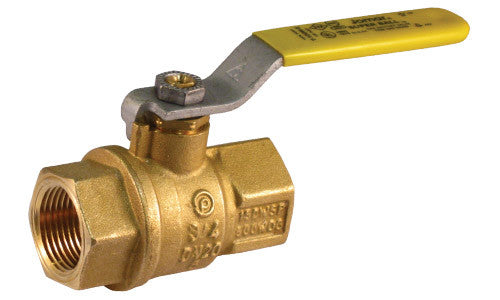 1 FPT Ball Valve brass full port 6 per box – CHS Propane Equipment