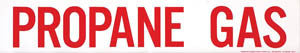 Propane Gas 3" letters decal – CHS Propane Equipment