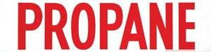 Propane 6" letters decal – CHS Propane Equipment